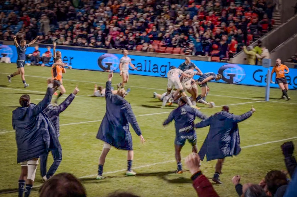 View from the south stand: Sale Sharks 26 Exeter Chiefs 27 (GP) – an ...